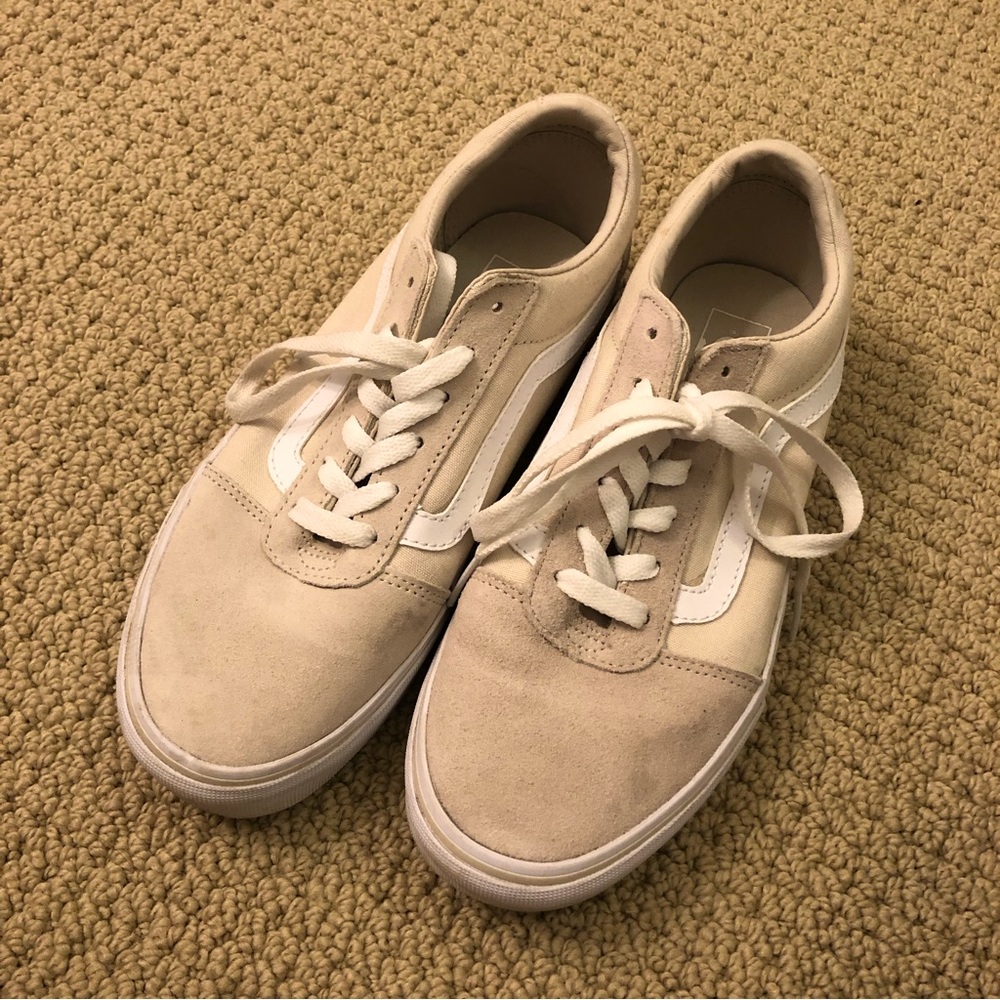 Vans Old Skool Cream/Tan Sneakers - Gem